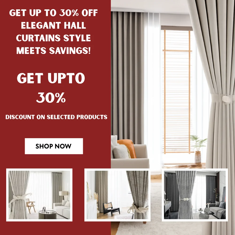 Buy Top Quality Hall Curtains in Dubai & Abu Dhabi | Hurry!