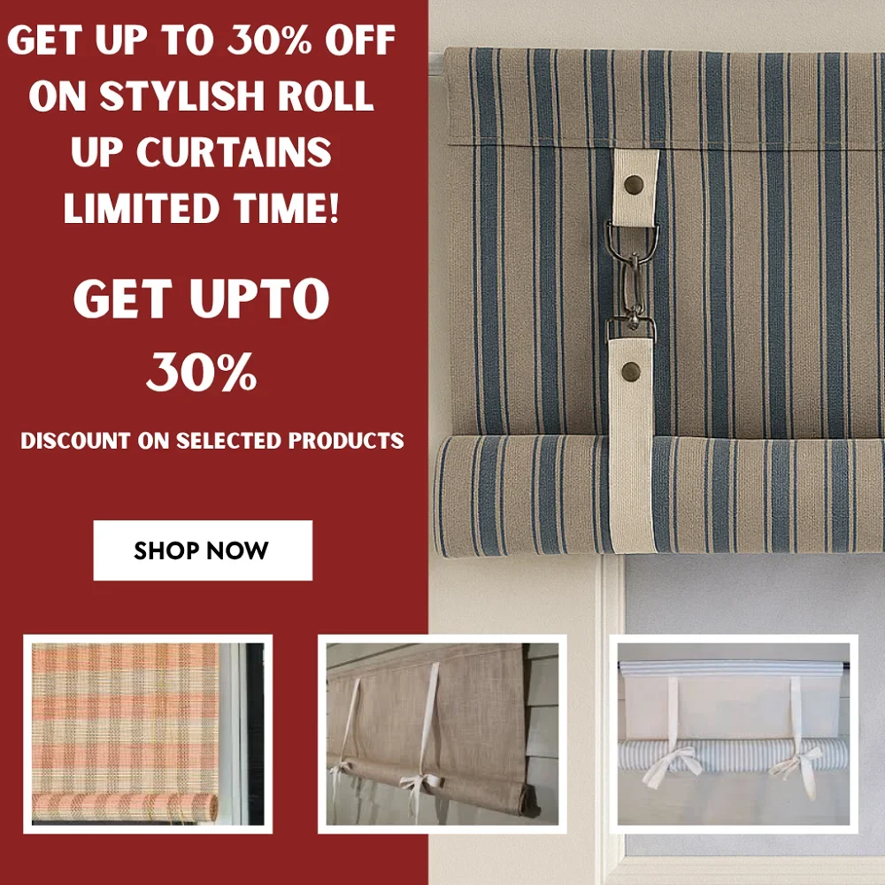 Buy Top Roll Up Curtains in Dubai & Abu Dhabi | Best Offer!